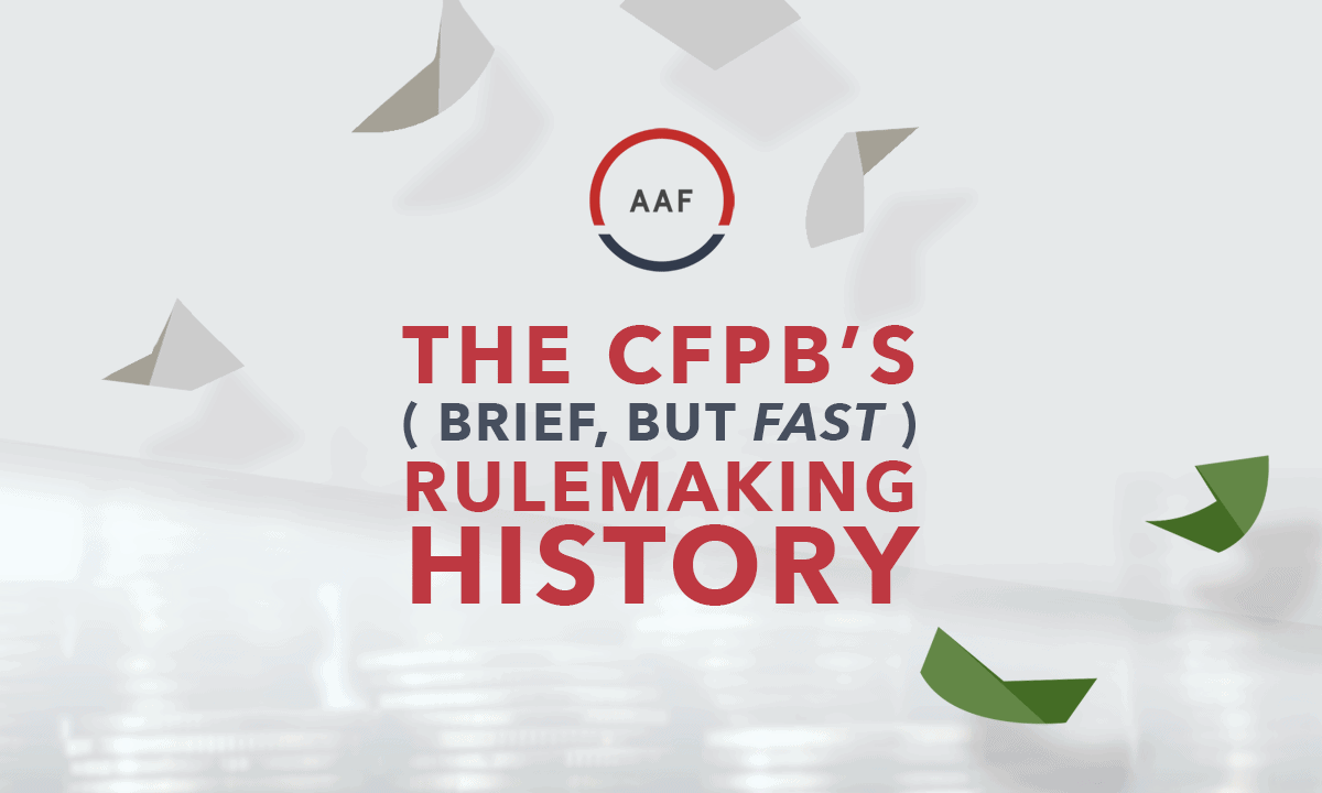 The Consumer Financial Protection Bureau’s Brief, but Fast, Rulemaking ...