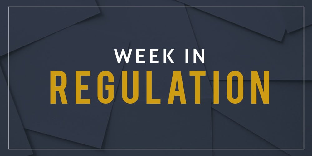 One Large Deregulatory Rule Vs. One Larger Regulatory Proposal - AAF